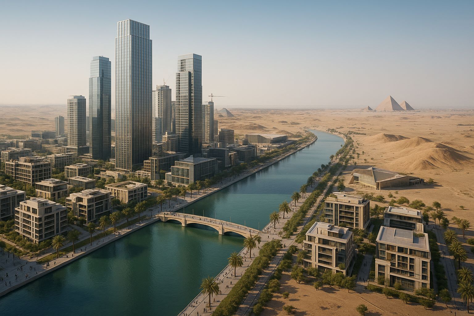 Jirian : une future ville de luxe au milieu du désert égyptien