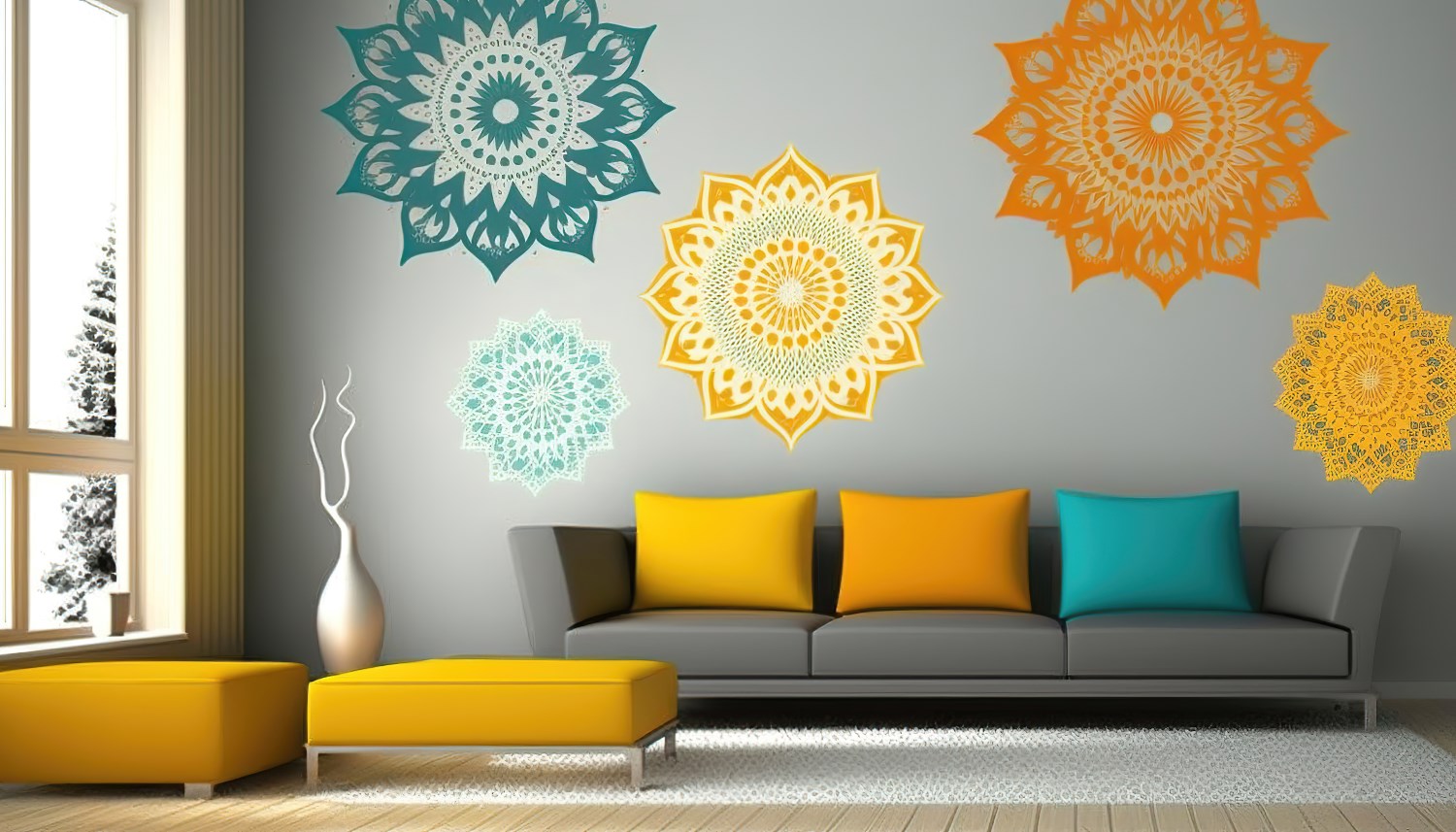 Mila : “pour vos mandalas sur vos murs, j’ai une astuce redoutable